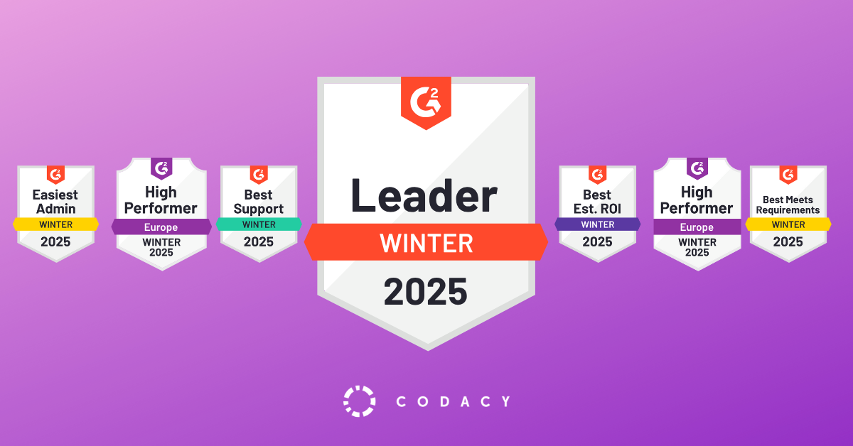 G2 Names Codacy Industry Leader in Winter 2025 Report